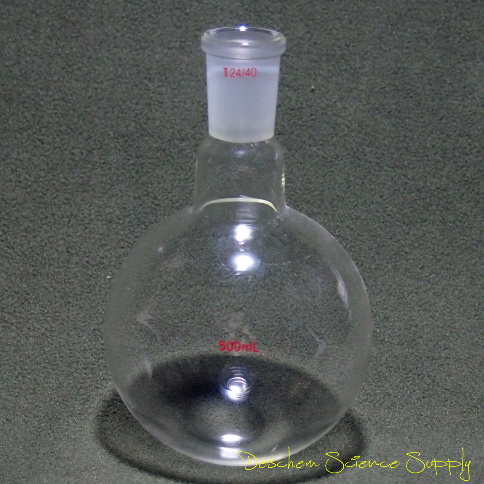 500ml,24/40,1-neck,Round Bottom Glass Flask,Single... – Grandado