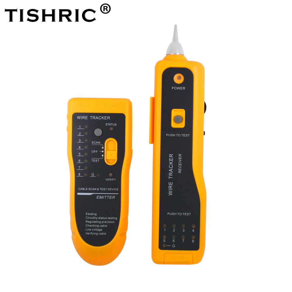 Tishric jw -360 lan netværkskabel tester kat 5 kat... – Grandado
