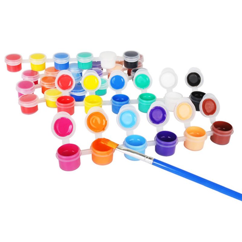 2 Ml 12 Levendige Kleuren Wasbare Gouache Voor Kid... – Grandado
