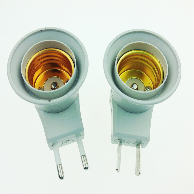 E27 TO 2E27 Lamp (E27 TO EU US plug) Socket Base C... – Vicedeal