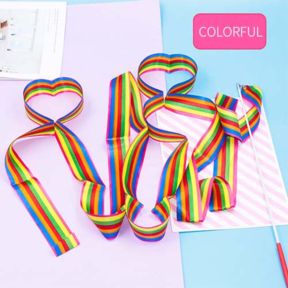 4M Colorful Gym Ribbons Dance Ribbon Rhythmic Art ... – Grandado