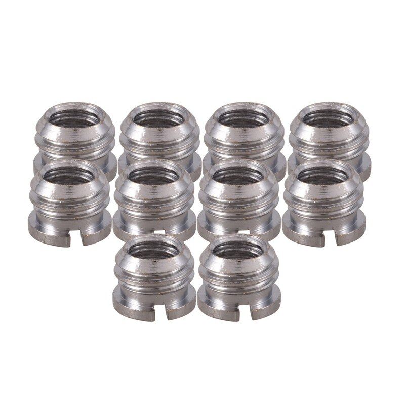 10 pieces 1/4 to 3/8 conversion adapter for metal ... – Vicedeal
