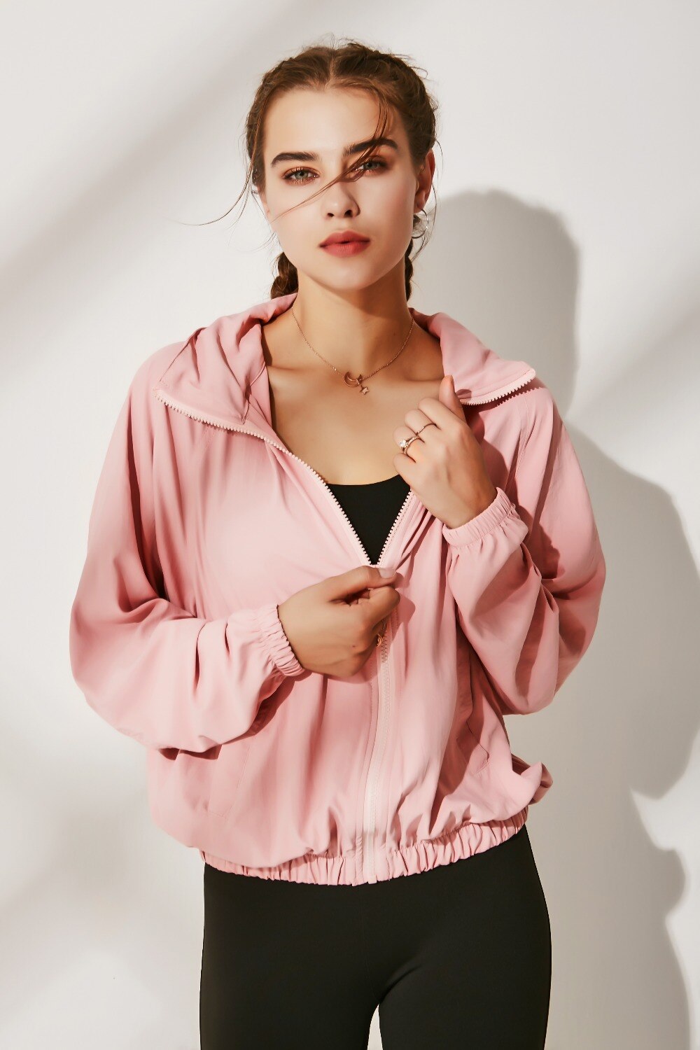 Womens Running Top Long Sleeve Sun Protection Jack... – Grandado