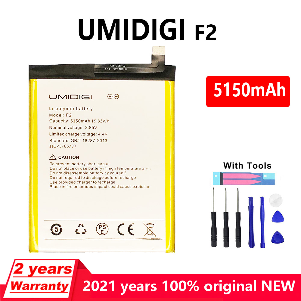 Original 5150mAh F2 Phone Battery for UMI Umidigi ... – Grandado