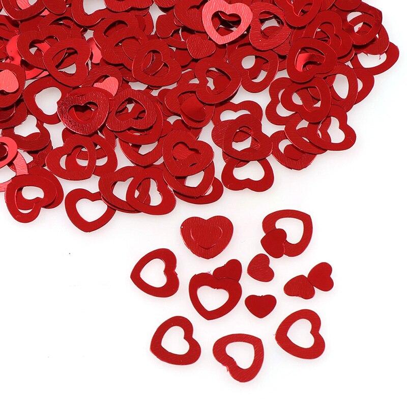 15g Cheaper Red Heart Stars Confetti Wedding Party... – Grandado