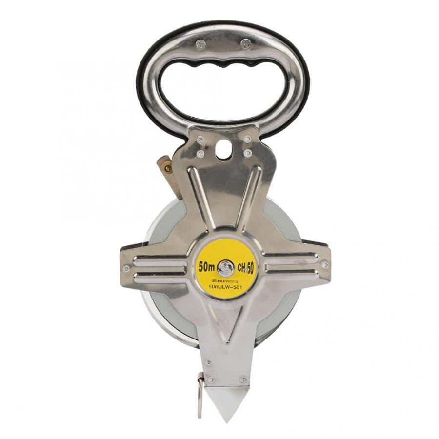 50M Stainless Steel Tape Measure Retractable Metri... – Grandado