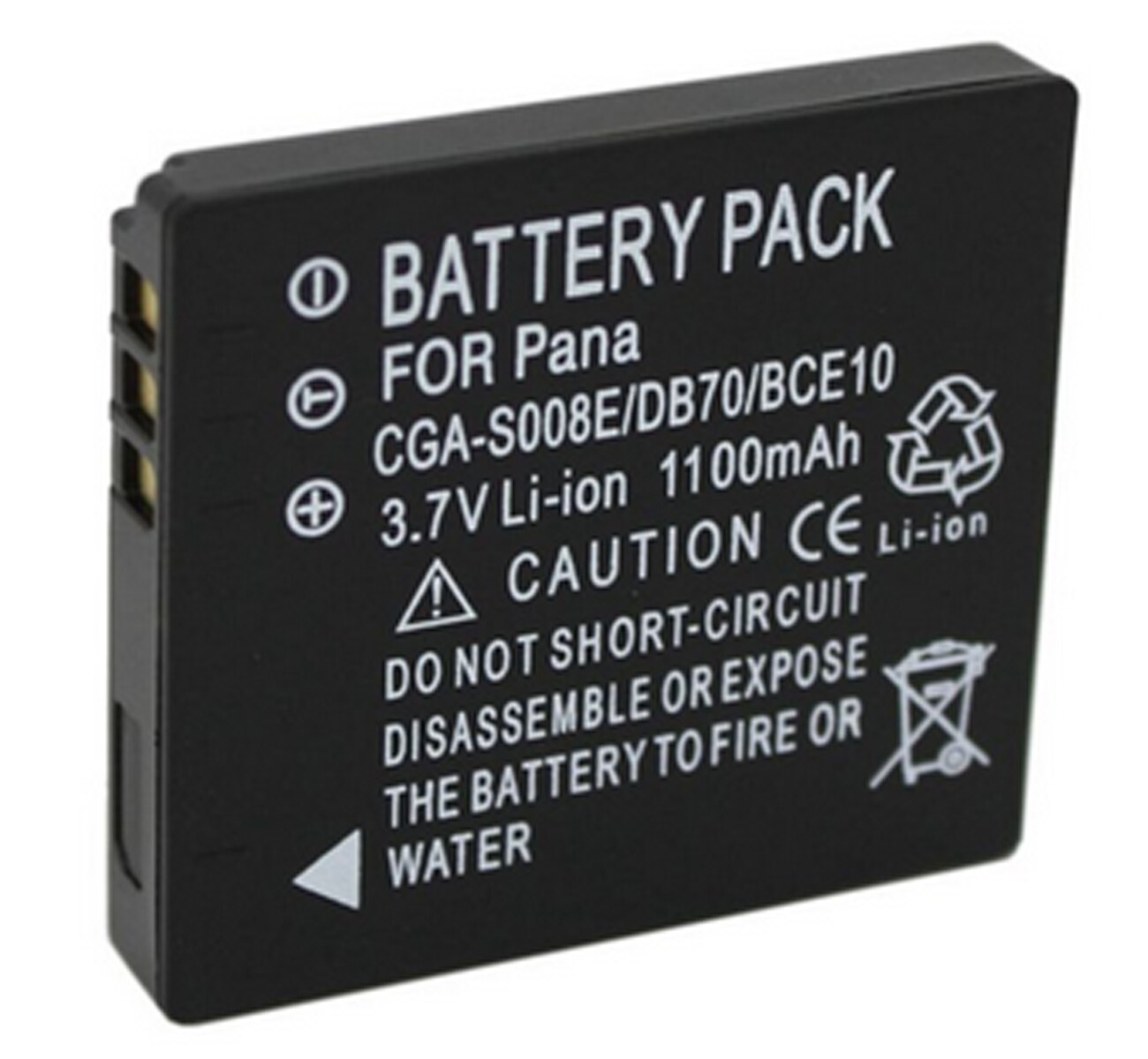 Batterij Voor Panasonic CGA-S008, CGA-S008A/1B, CG... – Grandado