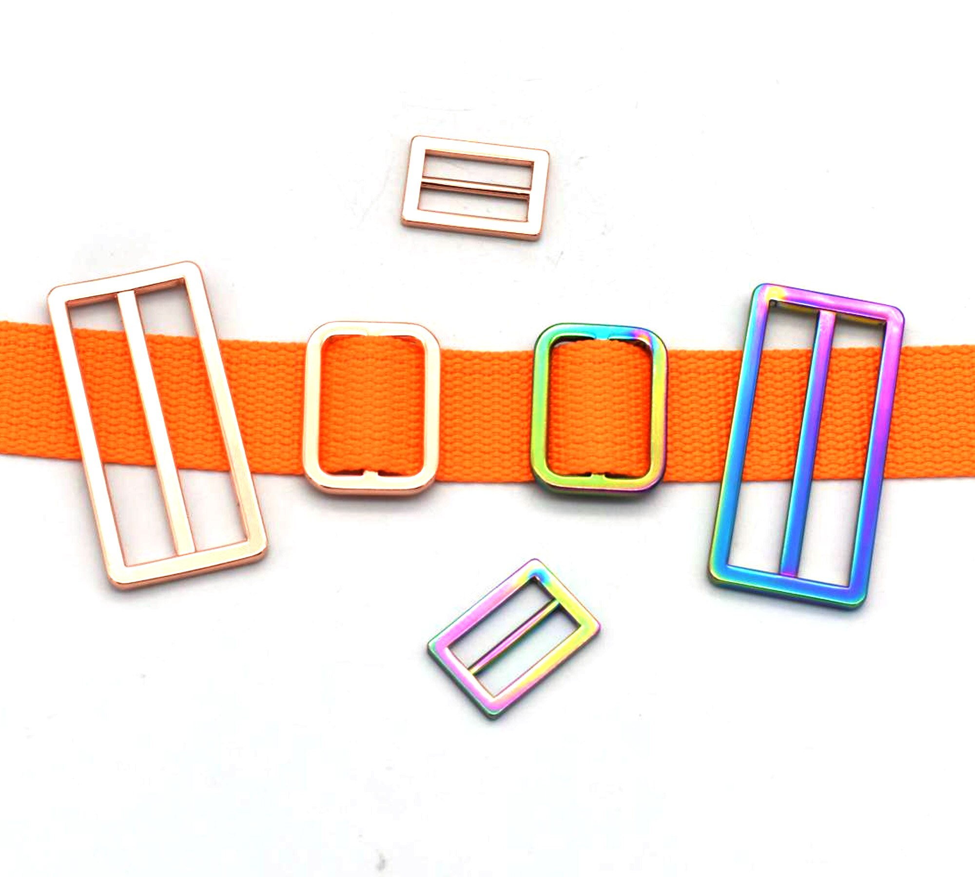 Metalen Schuif Gesp Richter Rechthoekige Gesp Drie... – Grandado