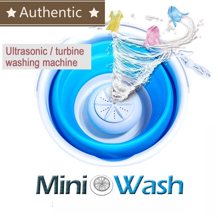 Portable Ultrasonic Turbine Washing Machine Foldab... – Vicedeal