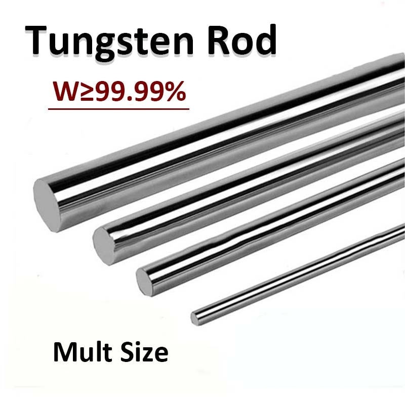 99.99% Pure Tungsten Rod 1mm to 15mm Hard Metal El... – Grandado