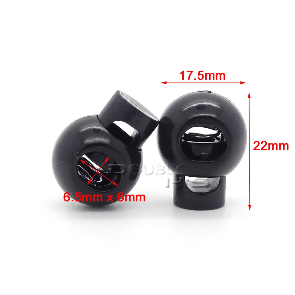 500pcs/lot Plastic Ball Cord Locks Round Toggle Cl... – Grandado