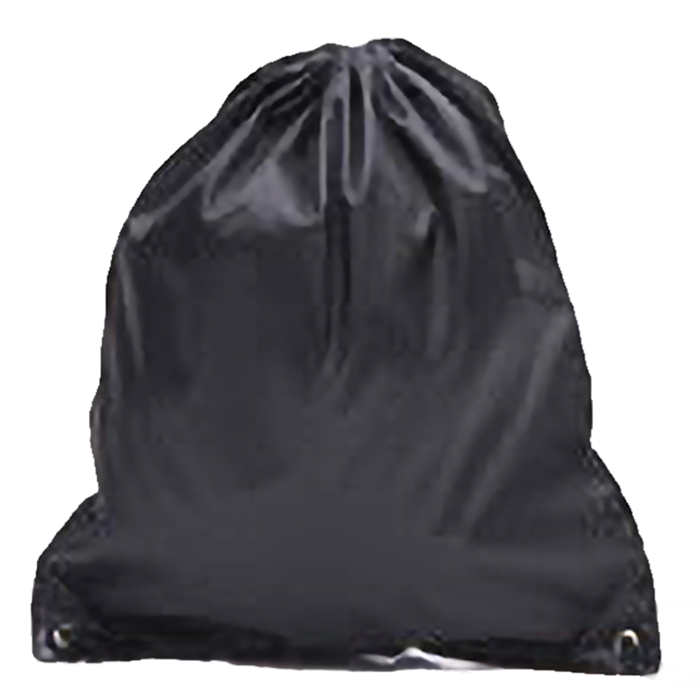 Zwarte 210d polyester tas met trekkoord Rugzak met... – Vicedeal