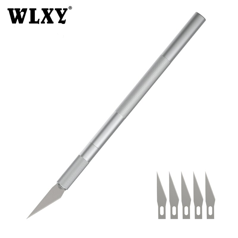 Alufer Metal Handle Knife Blades Non-slip Cutter Craft Knives Blades ...