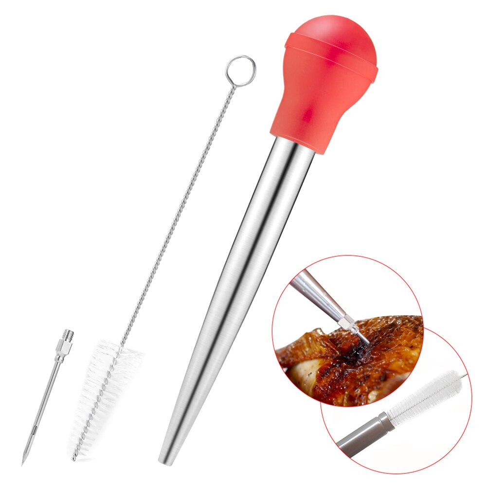 Home Kitchen Turkey Seasoning Baster Silicone Tool... – Grandado
