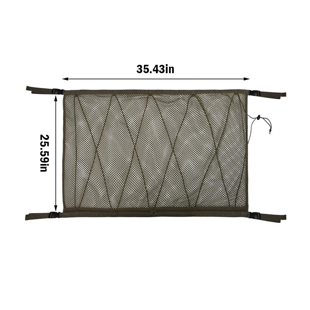 Portable Car Ceiling Storage Net Pocket Roof Inter... – Grandado