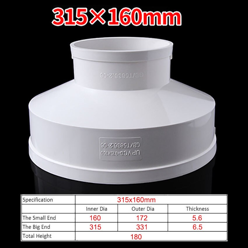 1Pcs Wit Pvc Verminderen Rechte Connector Inner Di... – Vicedeal