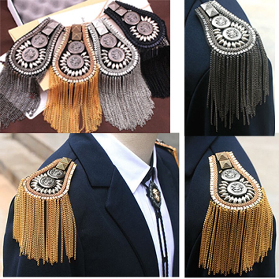 2Pcs British Style Brooch Small Suit Shoulder Stra... – Grandado