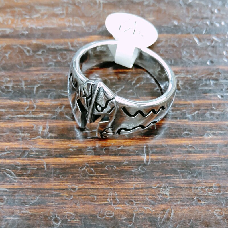 neue Klassische Vintage Punk Ring Weiß Farbe Retro... – Vicedeal