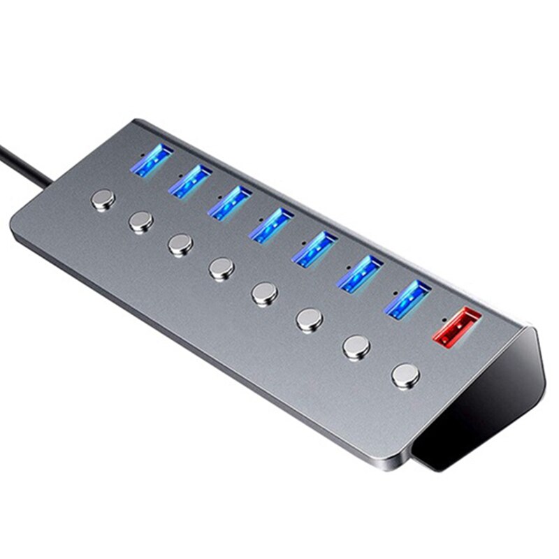 8-Port Docking Station Hub Hub USB3.0 Splitter Wit... – Grandado