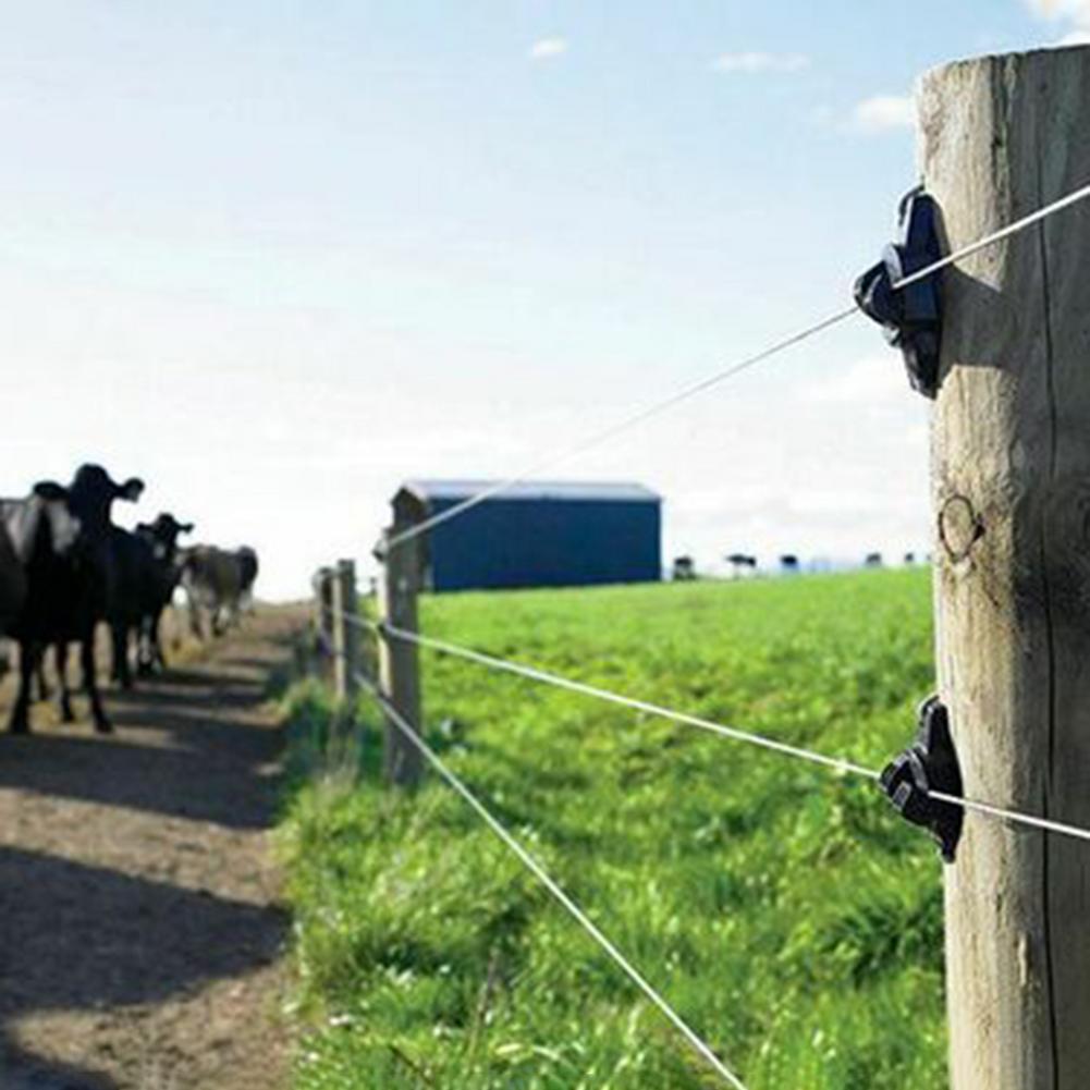 25 Stuks Zwarte Elektrische Hek Hout Post Klauw Is... – Vicedeal