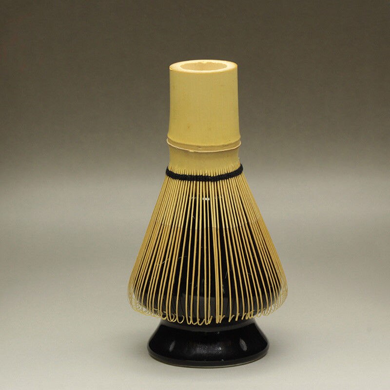 [GRANDNESS] Black Ceramic Matcha Whisk Stand Kusenaoshi Chasen Shaper ...