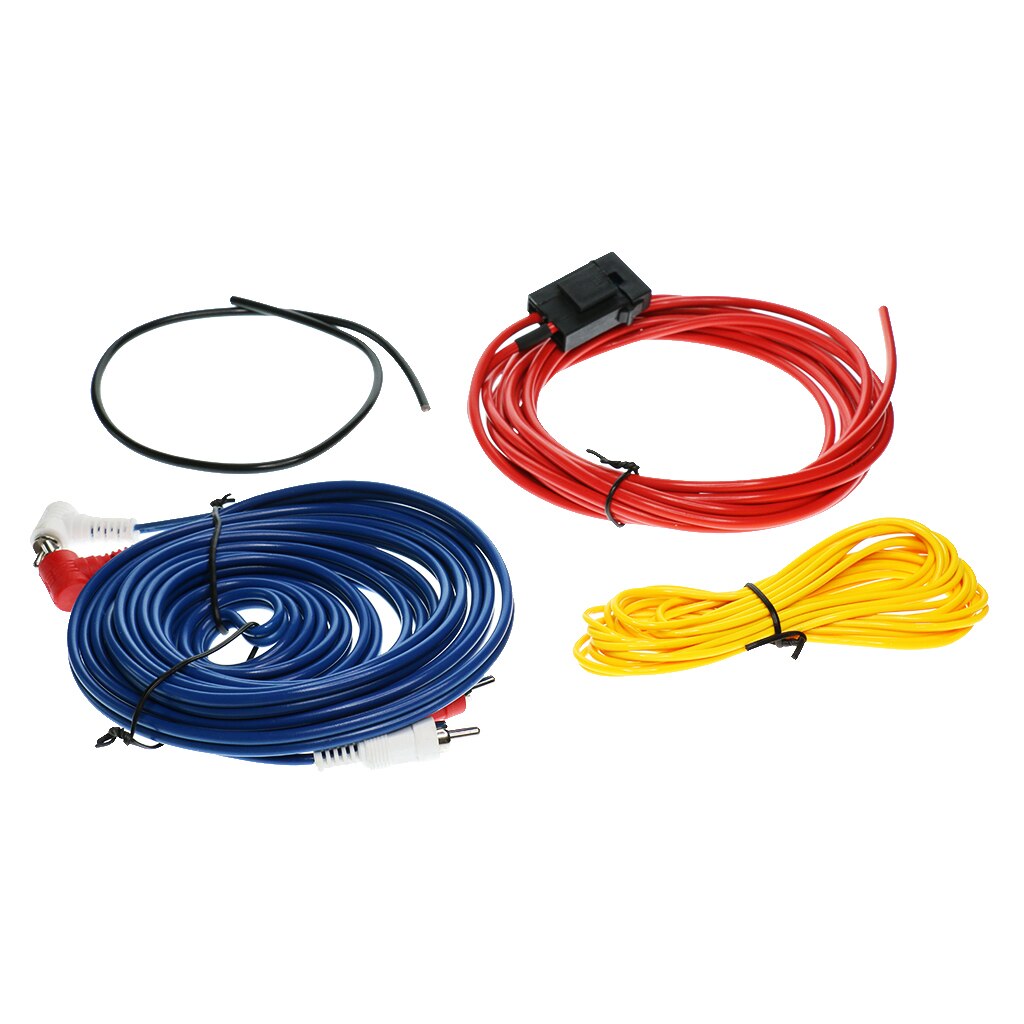 Set of 4 Car Stereo Audio Subwoofer Amplifier Wiri... – Grandado