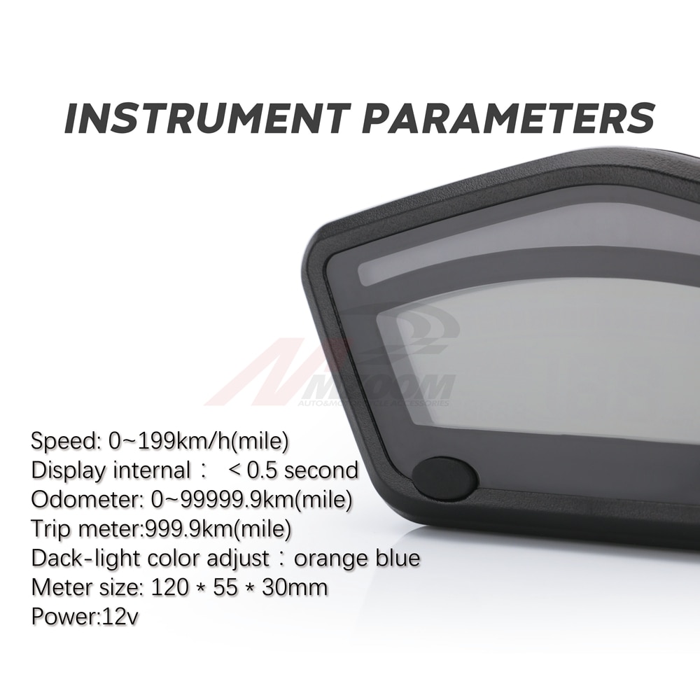 Universal Motorrad LCD Digital Manometer Panel Tac... – Vicedeal