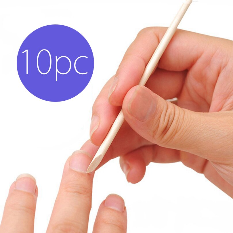 Brainbow 10Pcs Oranje Sticks Cuticle Pusher Cuticl... – Vicedeal