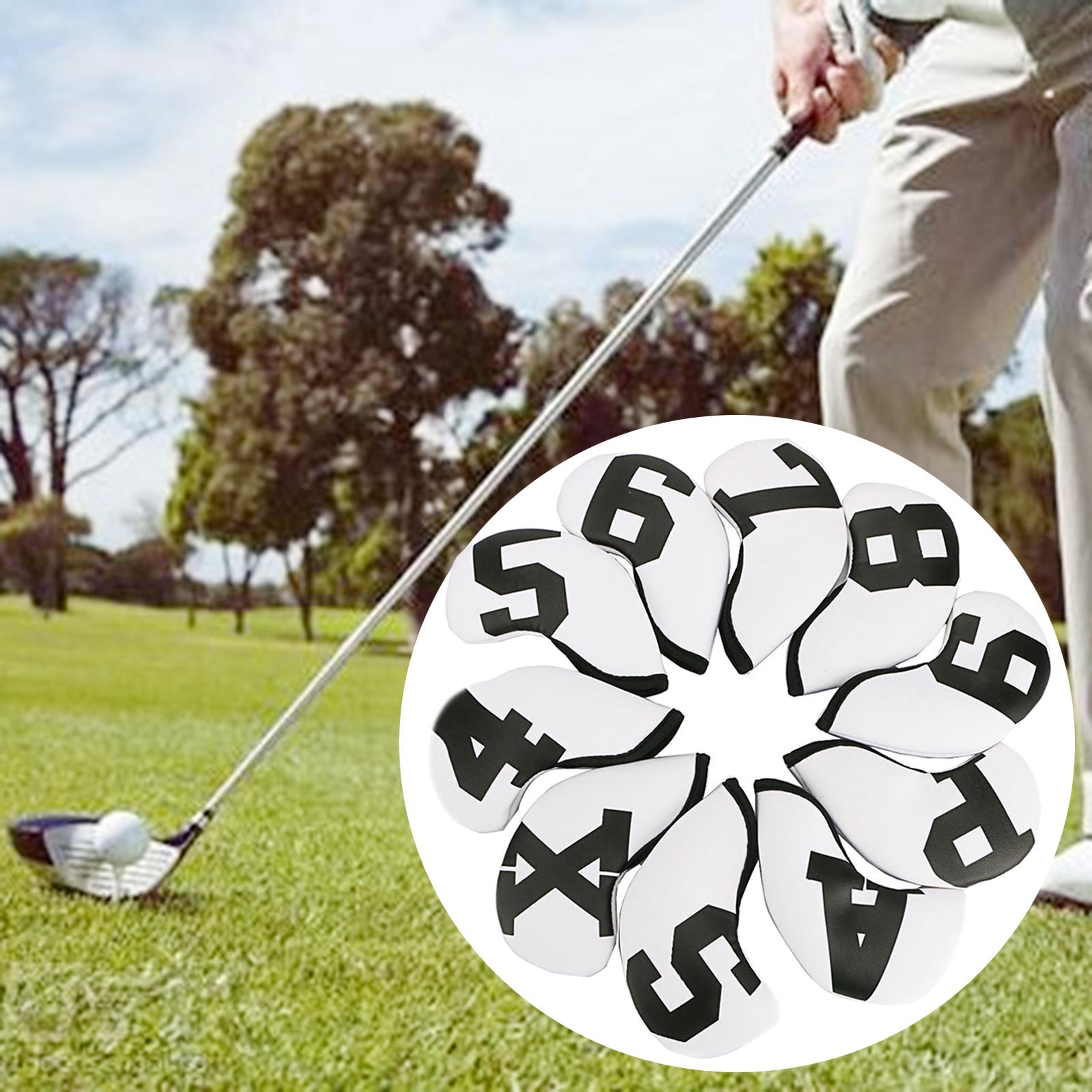 10 Pieces Golf Iron Number Head Covers Iron Headov... – Grandado