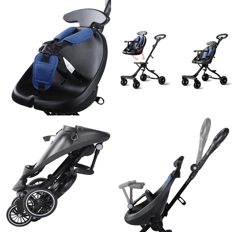 ALWAYSME 0-3Years Old Baby Kids 4 Wheels Stroller ... – Grandado