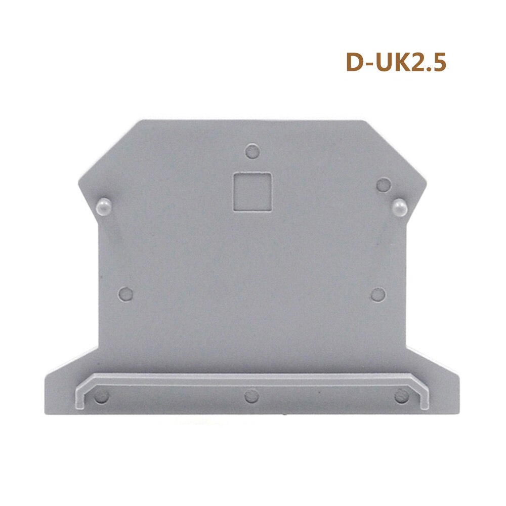 10Pcs D-UK2.5 Terminals End Plate Din Rail Univers... – Grandado