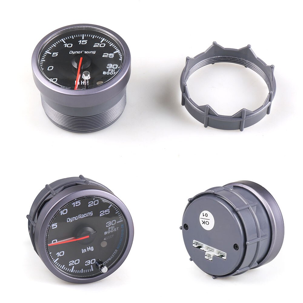 Dynoracing 60 MM Auto Turbo Boost Gauge 30PSI + Ve... – Vicedeal