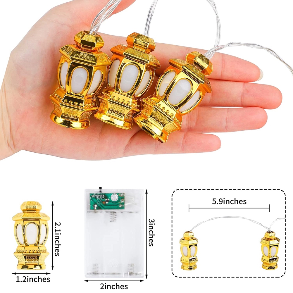 Eid Ramadan Decorative 20 LED String Lights Indoor... – Grandado