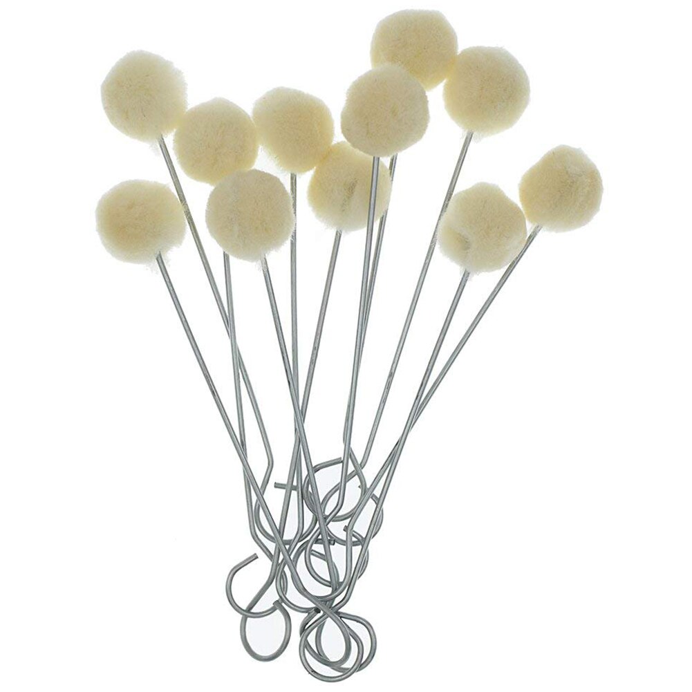 50 Pieces Wool Daubers Ball Brush Leather Dye Daub... – Grandado