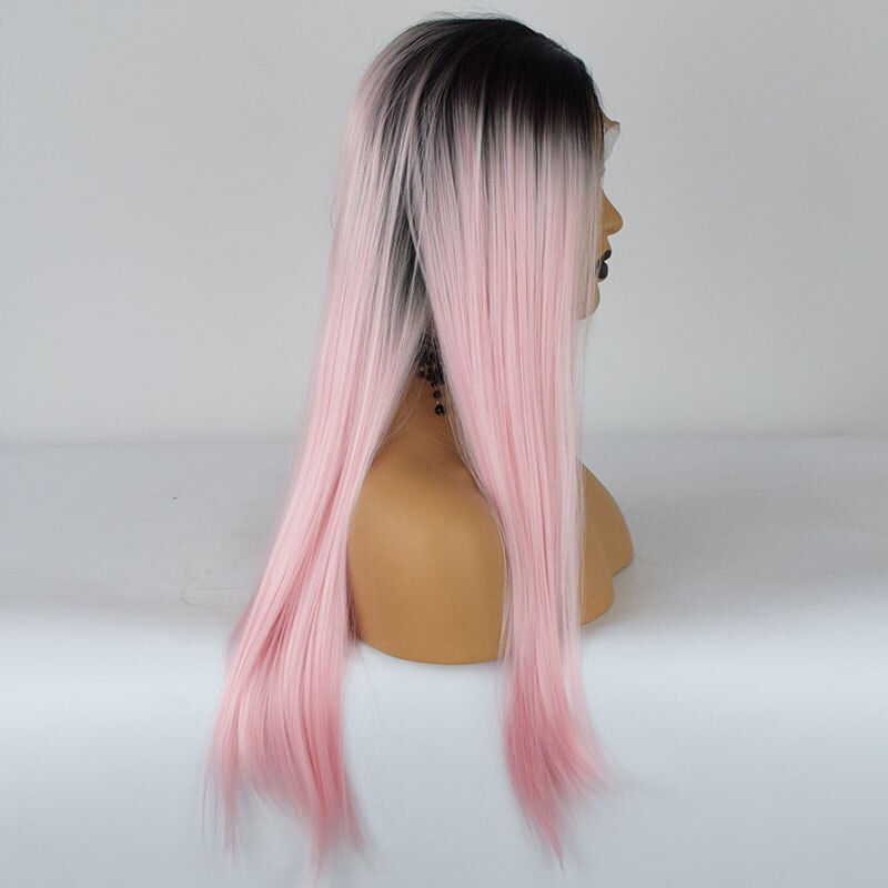 Bombshell Short Straight Synthetic Lace Front Wigs... – Vicedeal