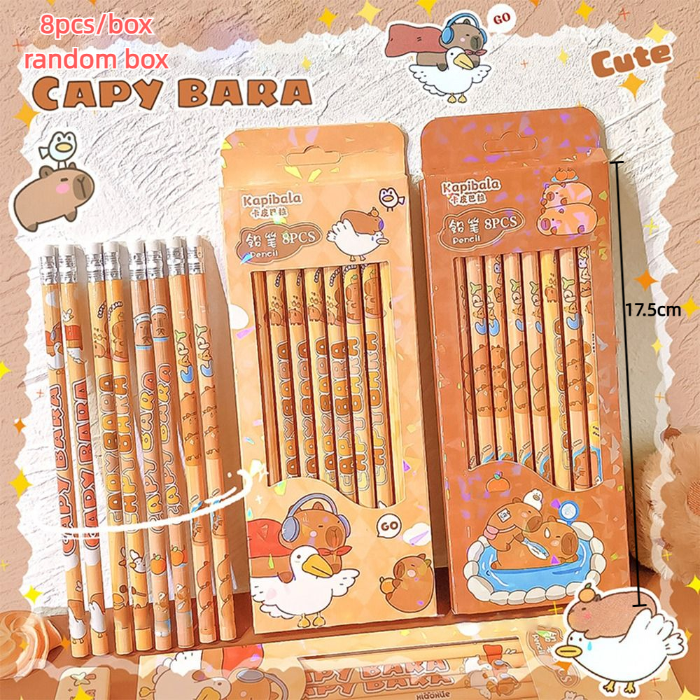 Capybara Wood Pencil HB Writing Pencil Coffee Bar ... – Grandado
