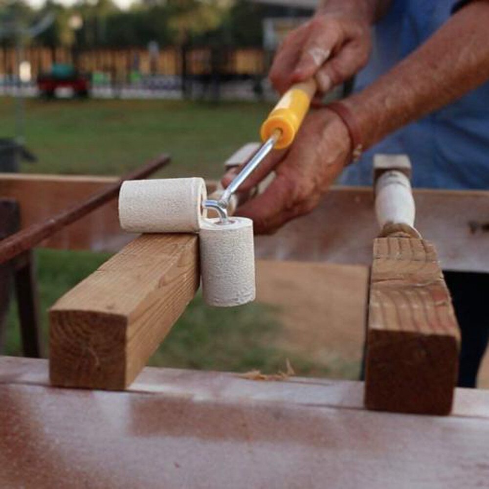 Roll All Dual Paint Roller Helps Paint Fencing Pol... – Vicedeal