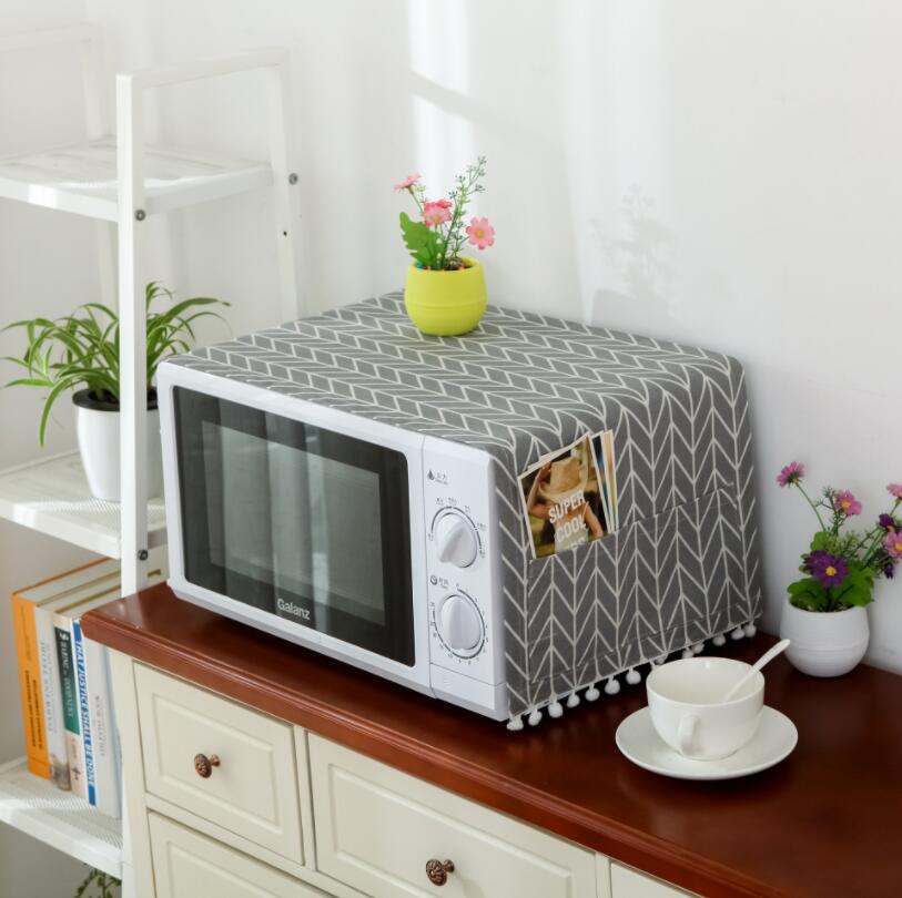 Microwave Cover Microwave Oven Hood Oil Dust Cover... – Grandado