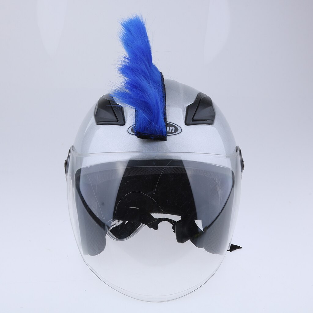 DIY Helmet Mohawk Wig Colorful Helmet Hair For Mot... – Grandado