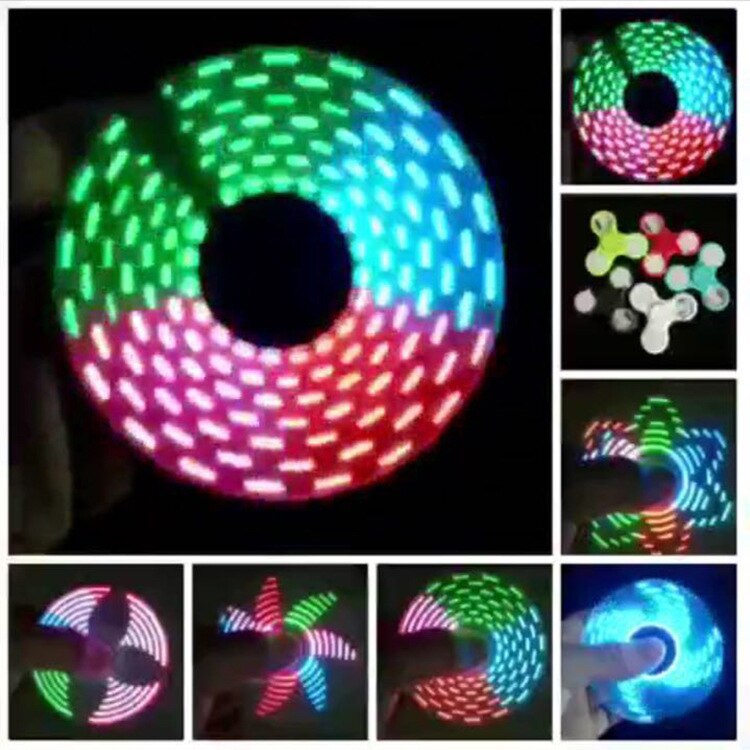 Finger Fidget Spinner LED Flash Word Light Stress ... – Grandado