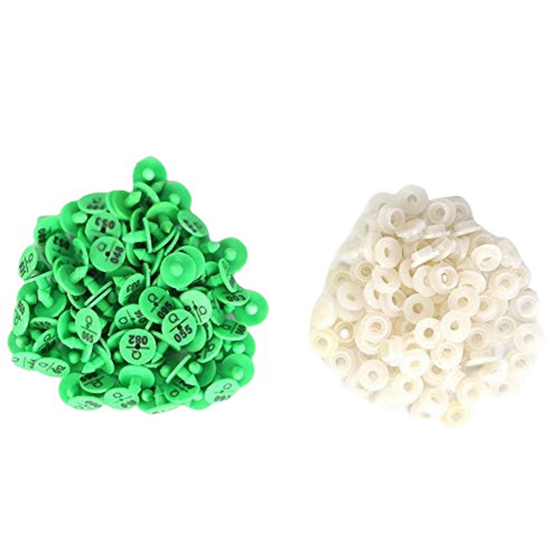 100Pcs Plastic Animal Livestock Ear Tag for Rabbit... – Grandado