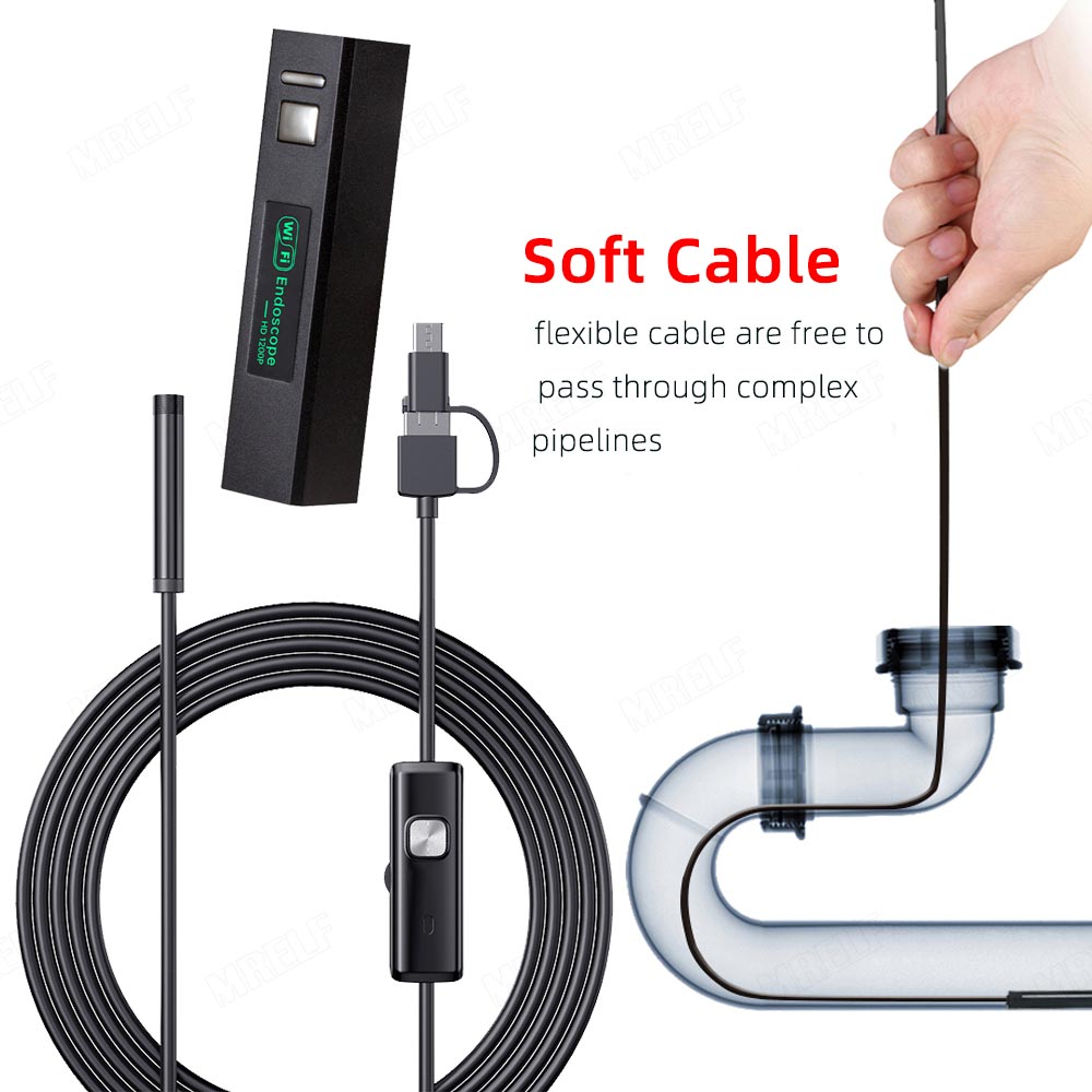 WIFI Endoscope Camera For Cars Android Iphone Usb ... – Vicedeal