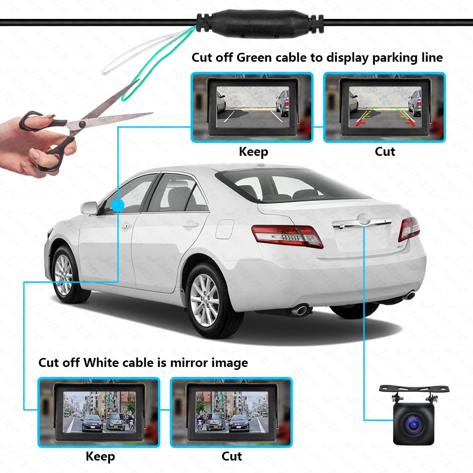 Universal Reverse Camera Rear View Camera Backup C Grandado