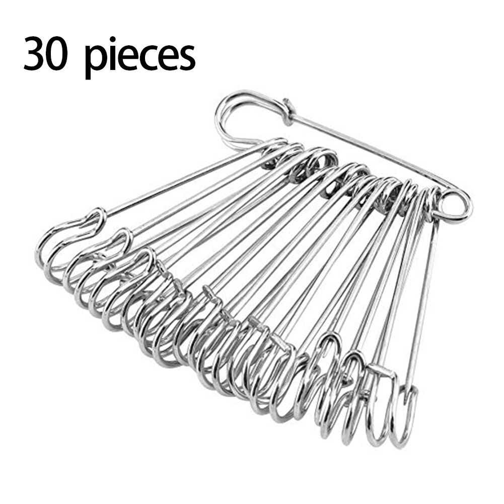 30pcs/lot Metal 50mm Silver Color Safety Pins Broo... – Vicedeal