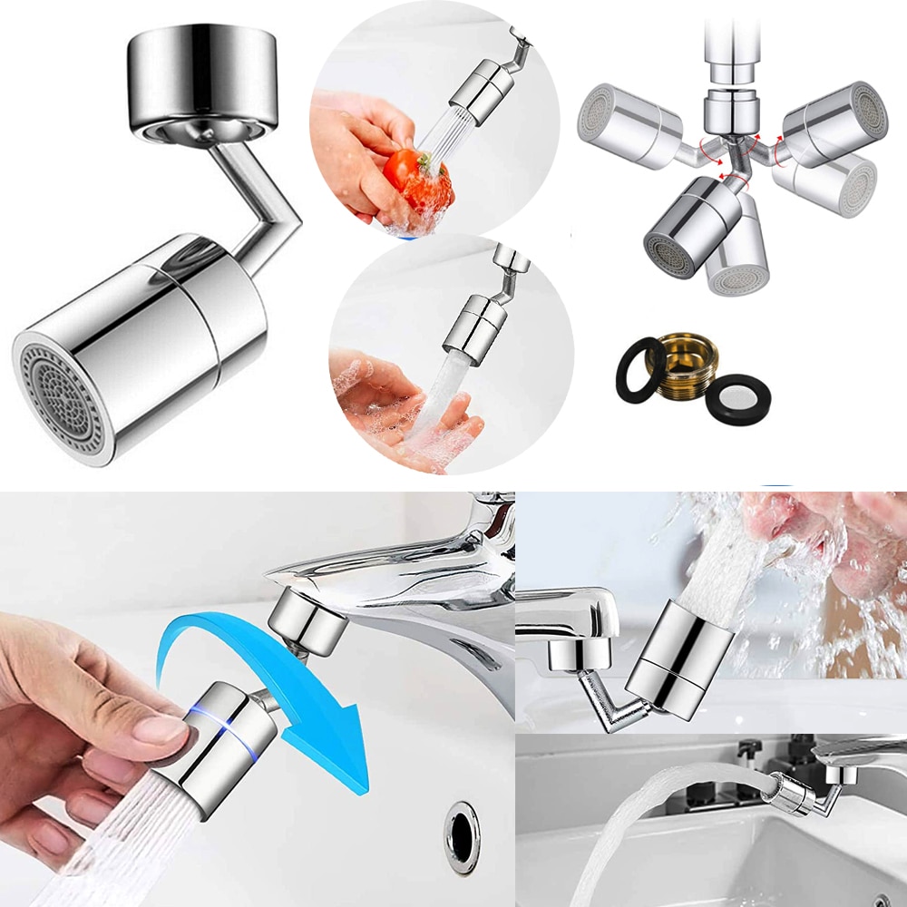 720 Degree Universal Splash Filter Faucet Movable ... – Vicedeal