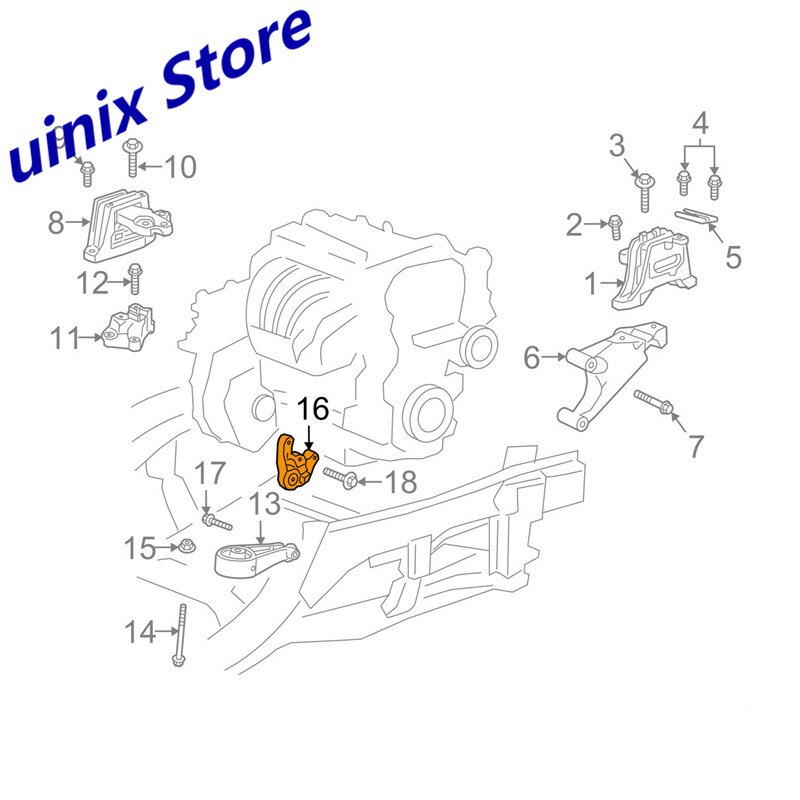 Soporte del Motor para equinoccio Chevrolet OEM: 2... – Grandado