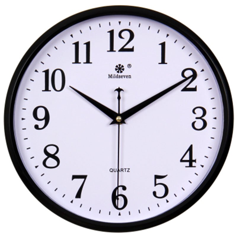 Digital Wall Quartz Clock Vintage Silent Glass Lar... – Grandado