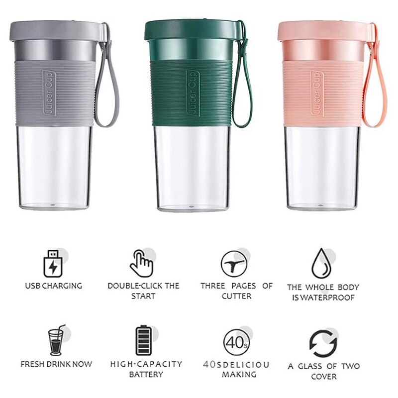 Mini Draagbare Blender,Smoothie Shake Maker Met Dr... – Vicedeal