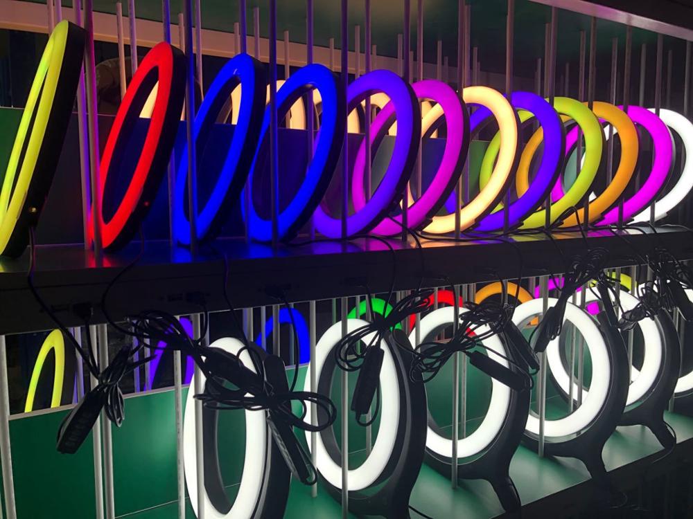 RGB Colorful LED Ring Light 10 Inch 160CM Stand Ra... – Vicedeal