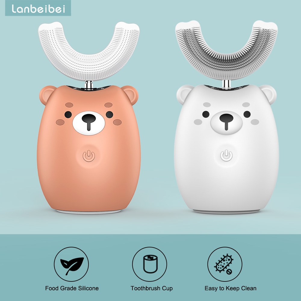 Kids' Toothbrush Rechargeable Smart Sonic Toothbru... – Grandado